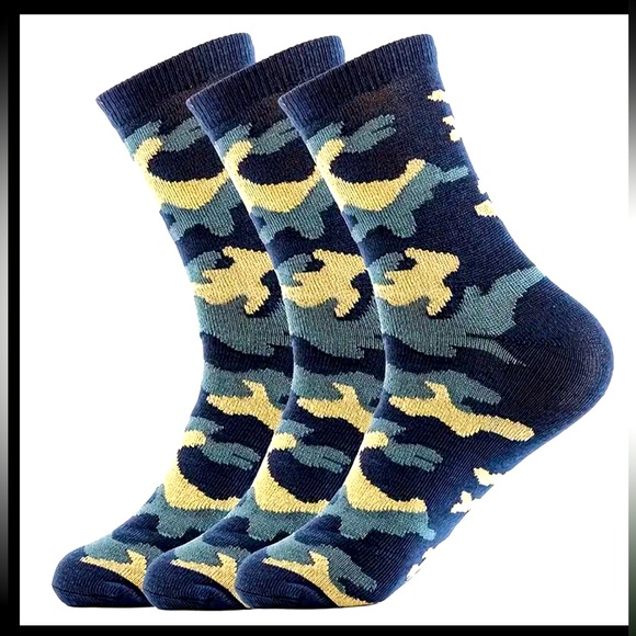 Camo | Underwear & Socks | 3 Pair Bundle Crew Camouflage Socks New Army ...